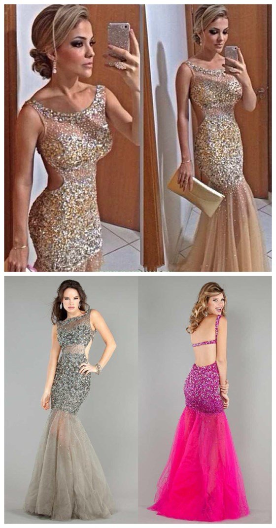 Long Prom Dresses, Modest Prom Dresses, Sparkle Prom Dresses, Backless ...