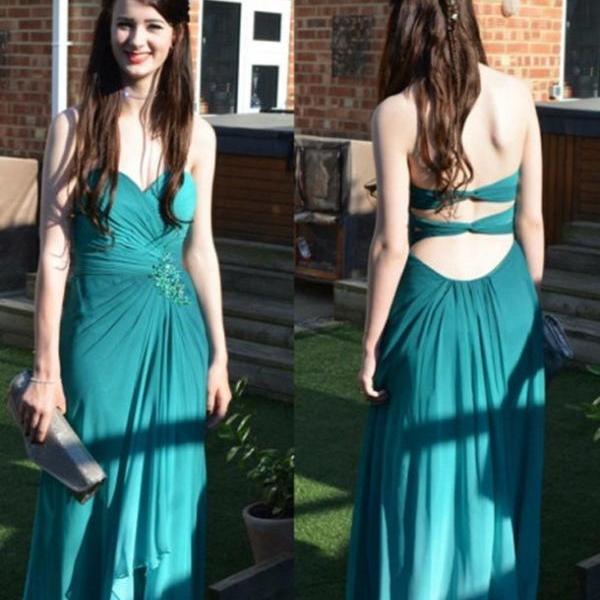 Sexy Sheath Evening Dresssweetheart Prom Dressblue Party Dressesfloor Length Promevening
