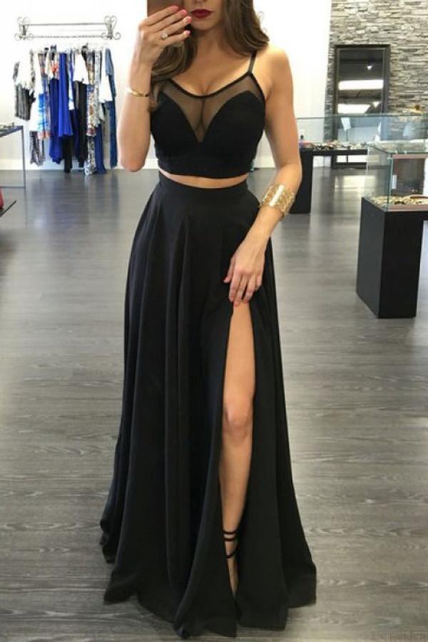 Floor Length Prom Dresses Split Front Prom Dresses on Luulla