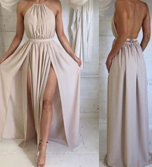 Backless Prom Dresses, Sexy Prom Dresses, Simple Prom Dresses, Prom ...